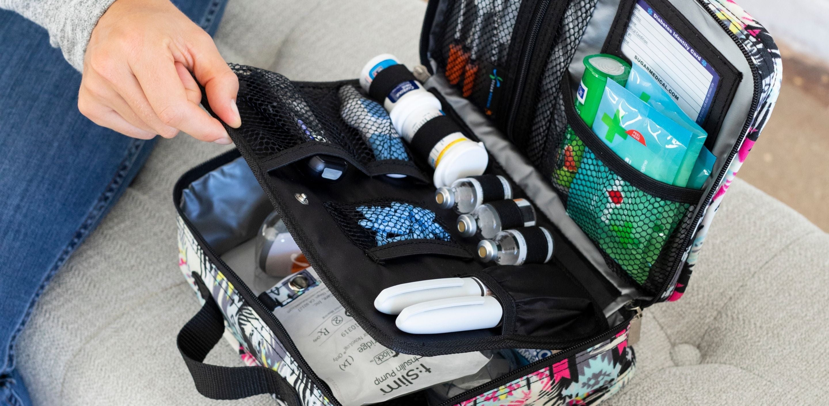 Diabetes Travel- Best Bag for Traveling – Sugar Medical
