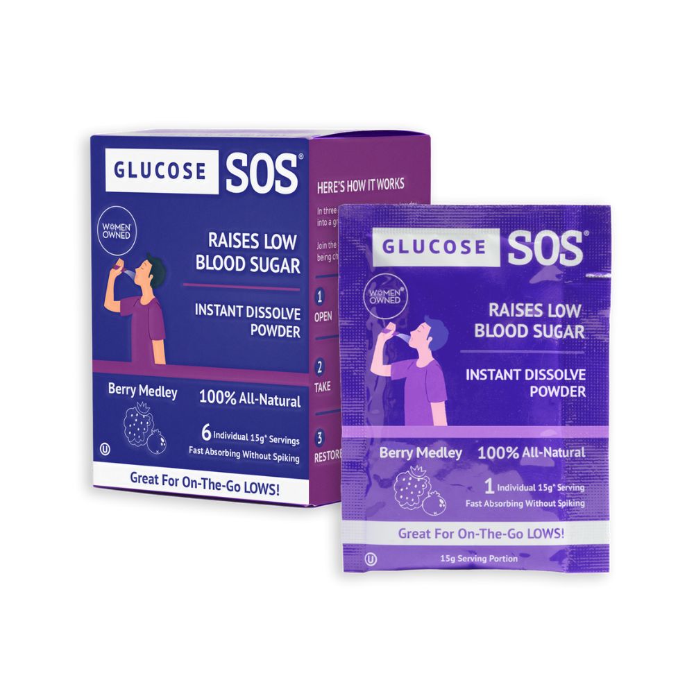 Glucose SOS Packets Berry Medley – Buy Online from Sugar Medical
