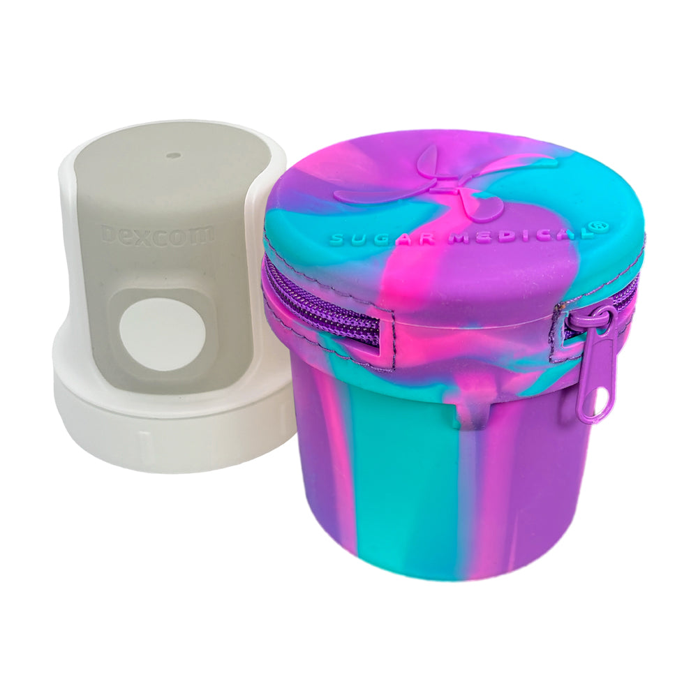 Dexcom G7 Pink, Purple, Blue Tie-dye Protective Travel Case- Buy Online ...